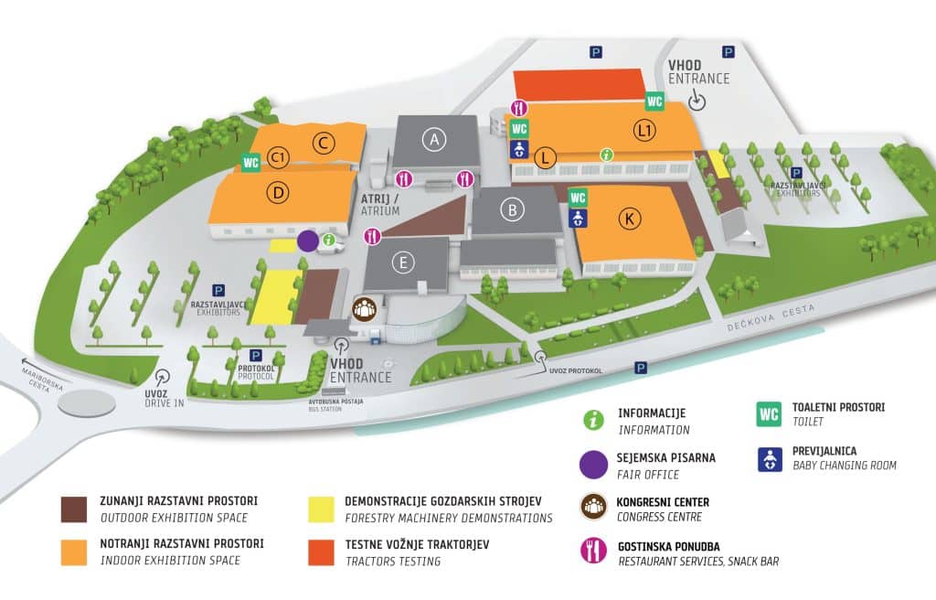 Showground Map | Celjski sejem d.d.